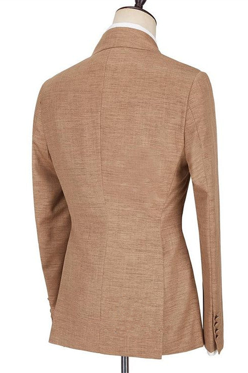 Peaked Lapel Ruffles Slim Fit Formal Men Suits – Ballbella